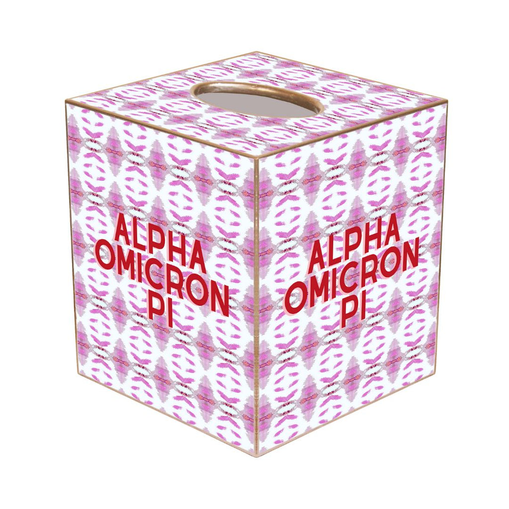 Alpha Omicron Pi Tissue Box Cover – Laura Park