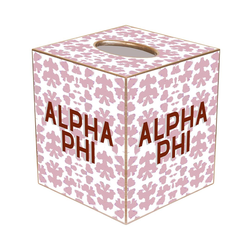 Alpha Phi Tissue Box Cover – Laura Park