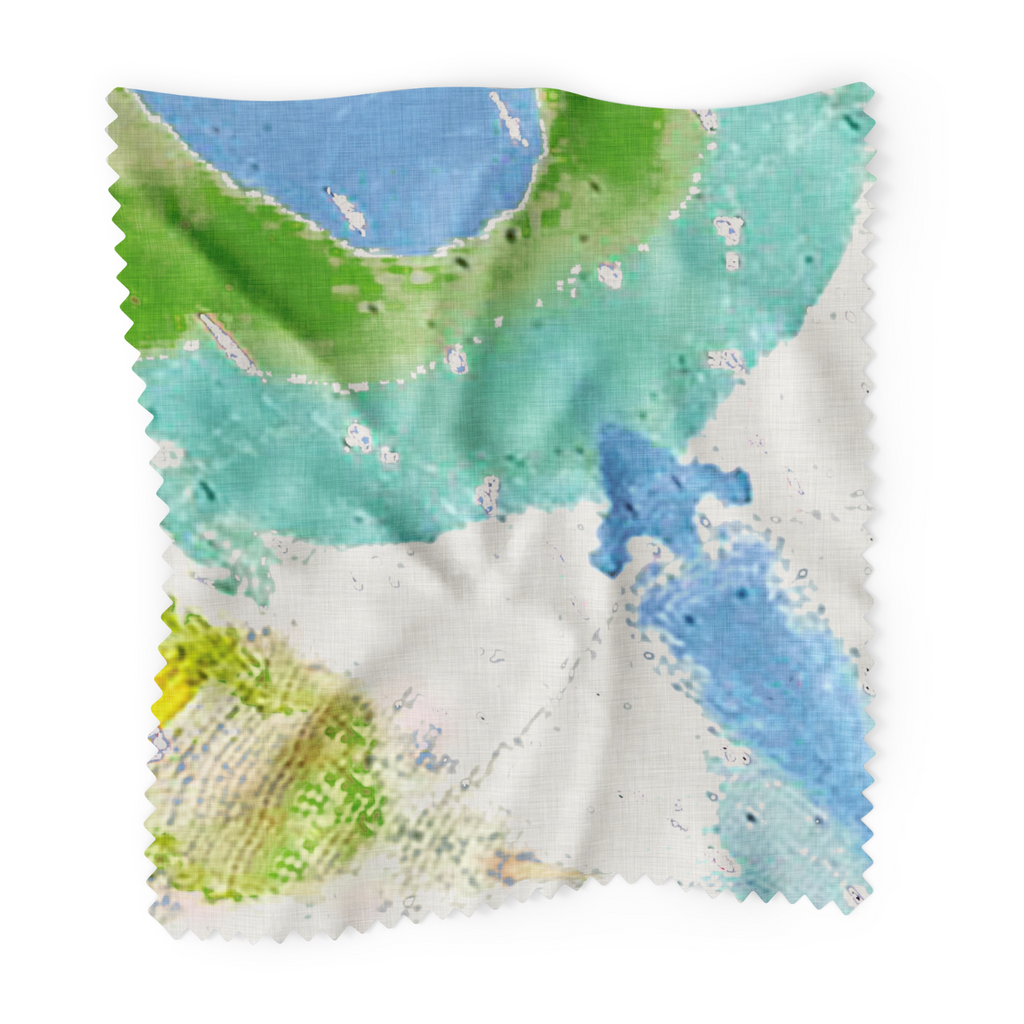 Hyacinth Azul Fabric by the Yard – Laura Park