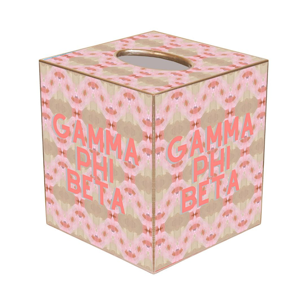Gamma Phi Beta Tissue Box Cover – Laura Park