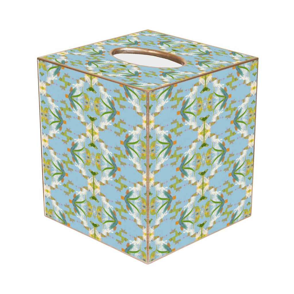 English Garden Blue Tissue Box Cover – Laura Park