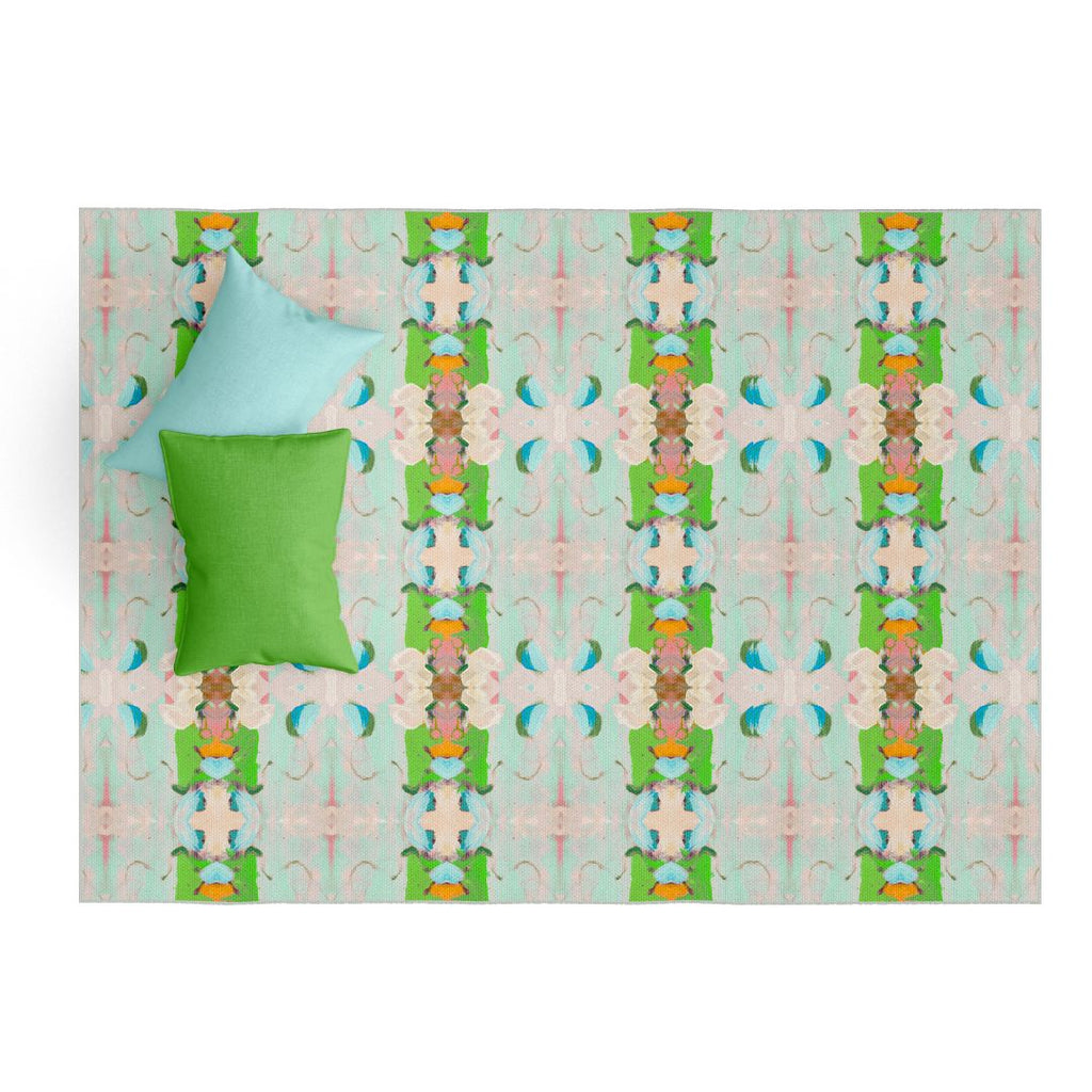 Monet's Garden Green Floor Mat – Laura Park