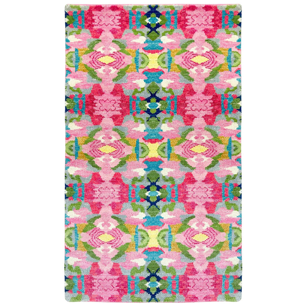 Pink Paradise Hand Knotted Wool Rug – Laura Park