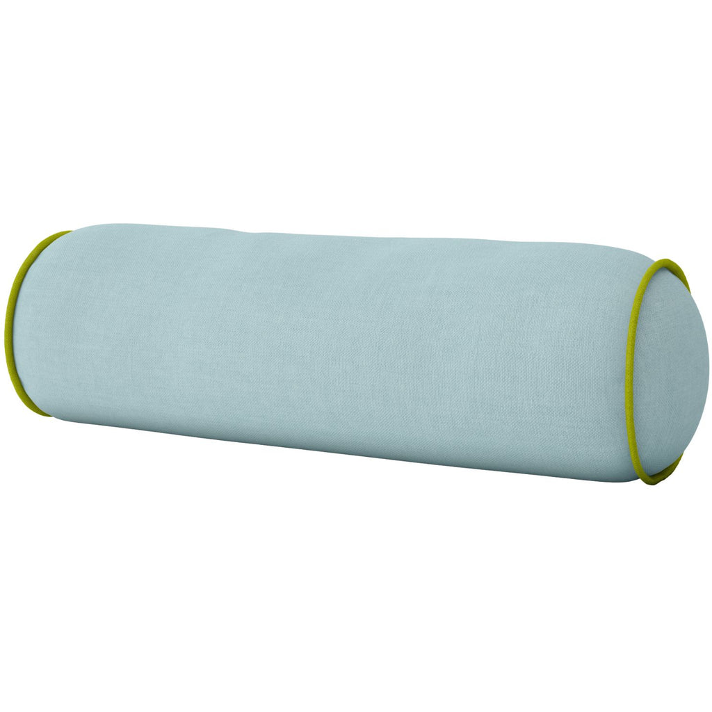 Blue/Green Two-Toned Round Bolster Pillow – Laura Park