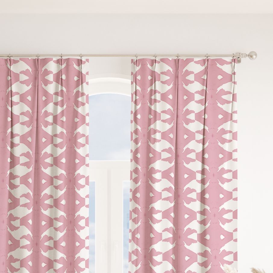 Palm Rose Curtain Panel – Laura Park