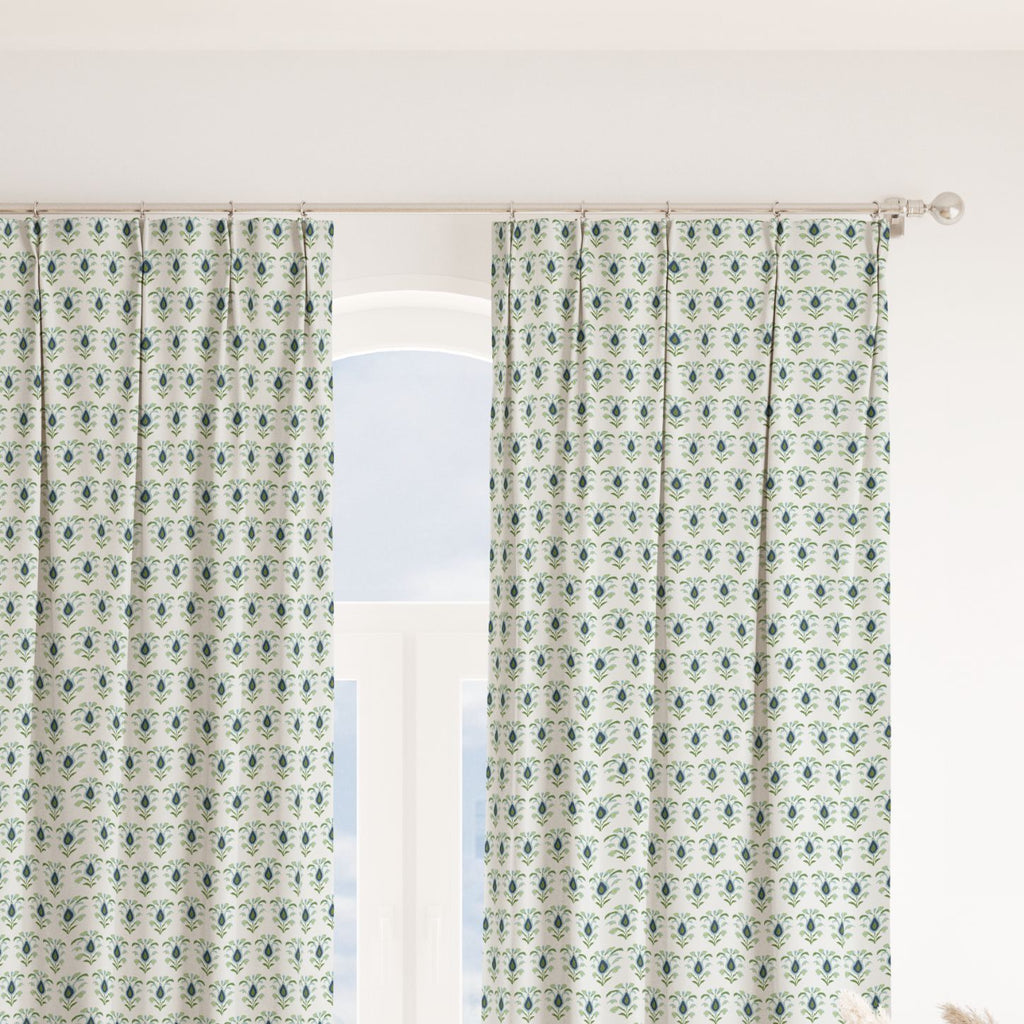 Rosemary White Curtain Panel – Laura Park