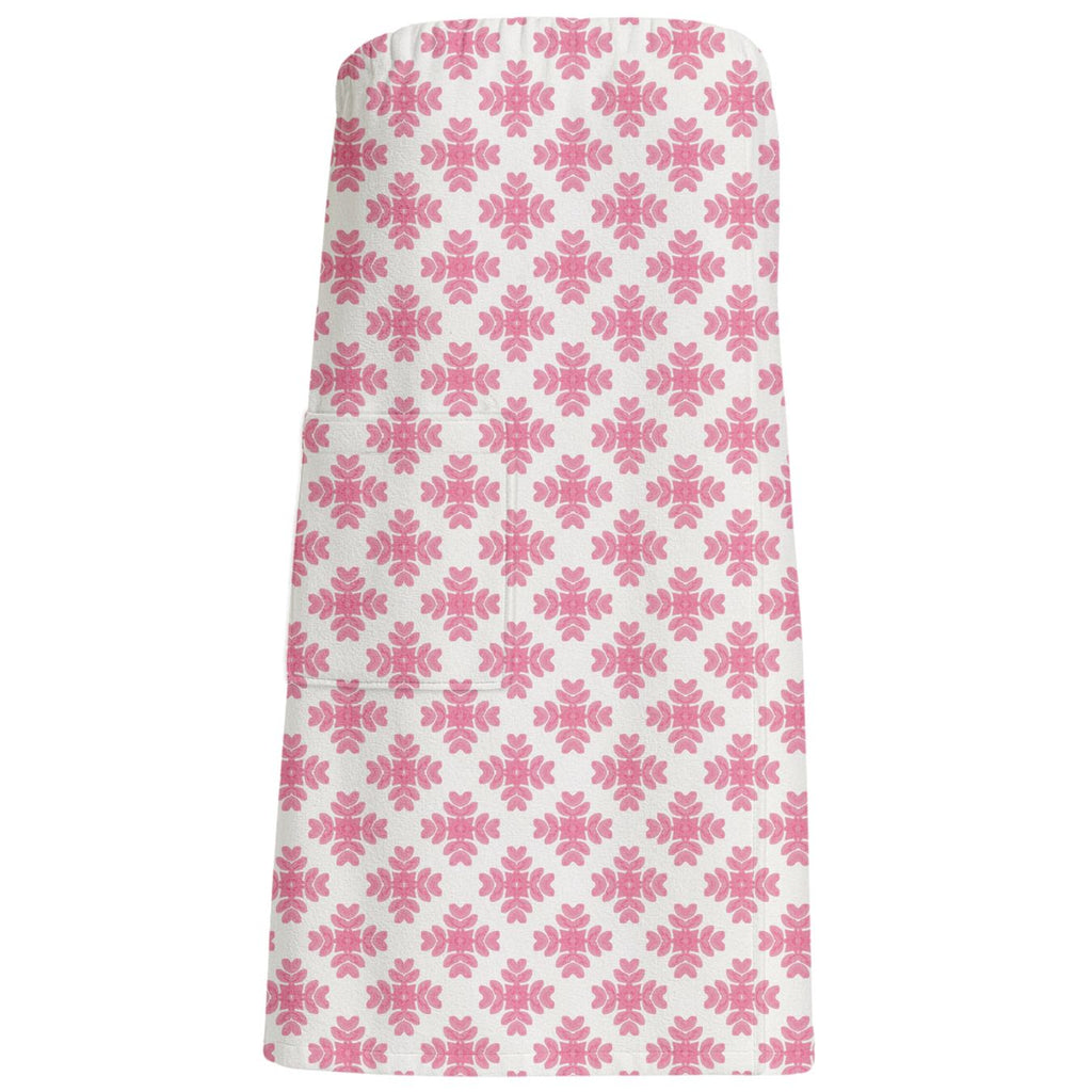 Brushstrokes Pink Bath Wrap – Laura Park