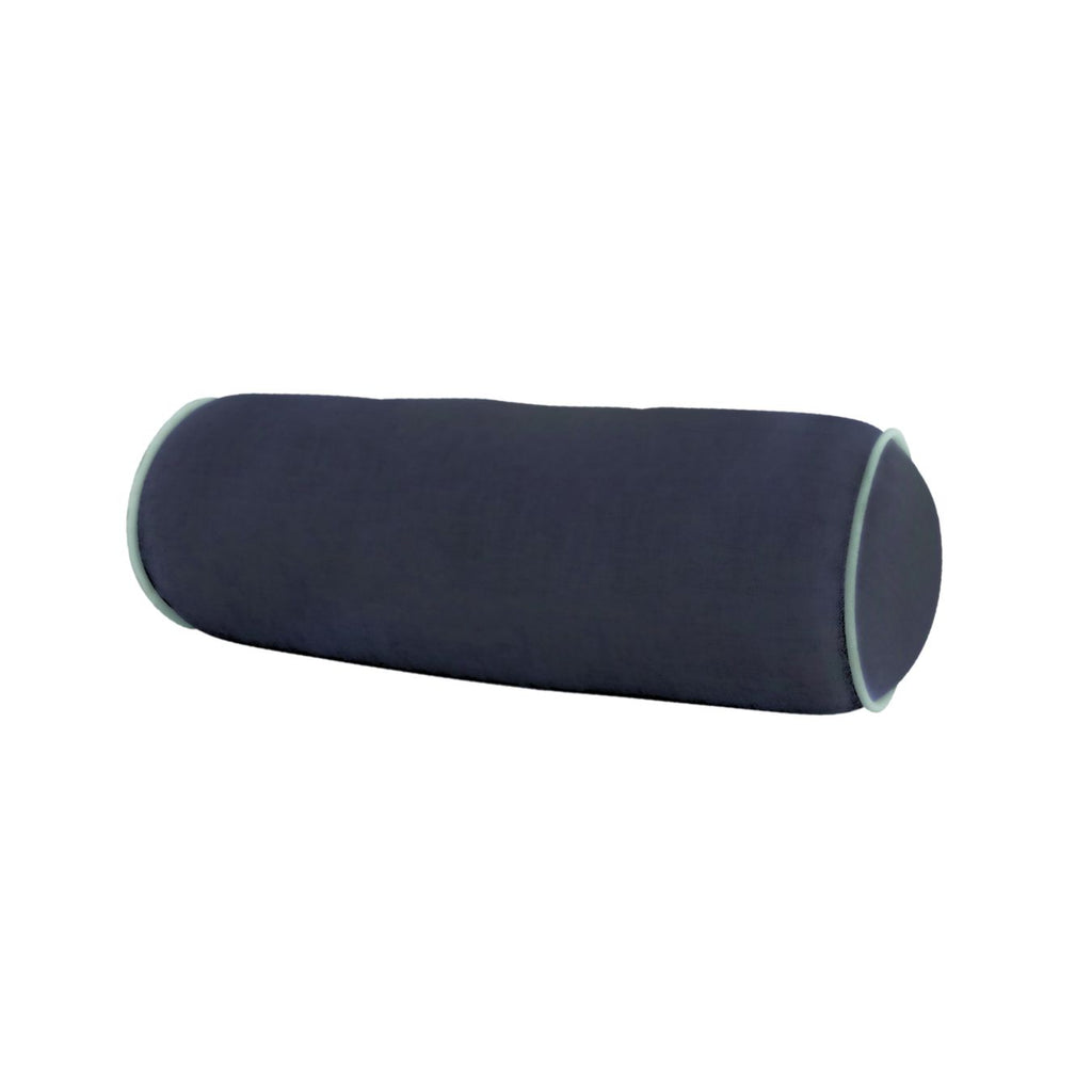 Cobalt Blue Velvet Bolster Pillow – Laura Park