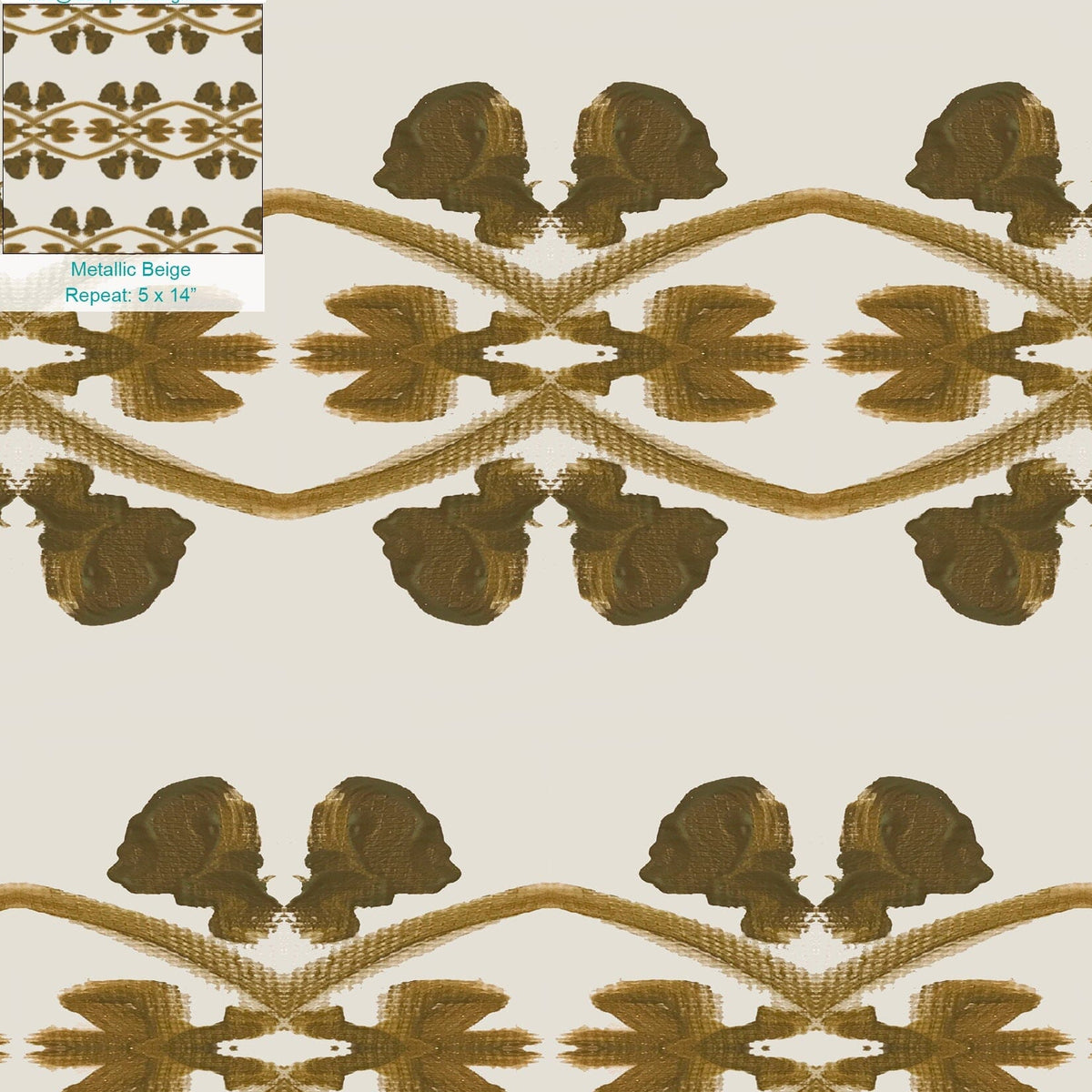 Metallic Beige Wallpaper– Laura Park